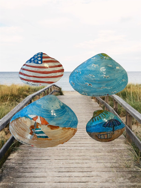 Long Island Shell Painting - Help Paint Long Beach Cleanup Shells