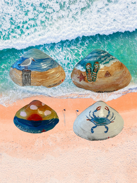 Long Island Shell Painting - Help Paint Long Beach Cleanup Shells